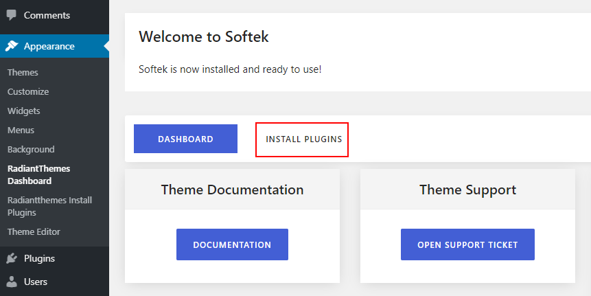 Softek Theme Documentation